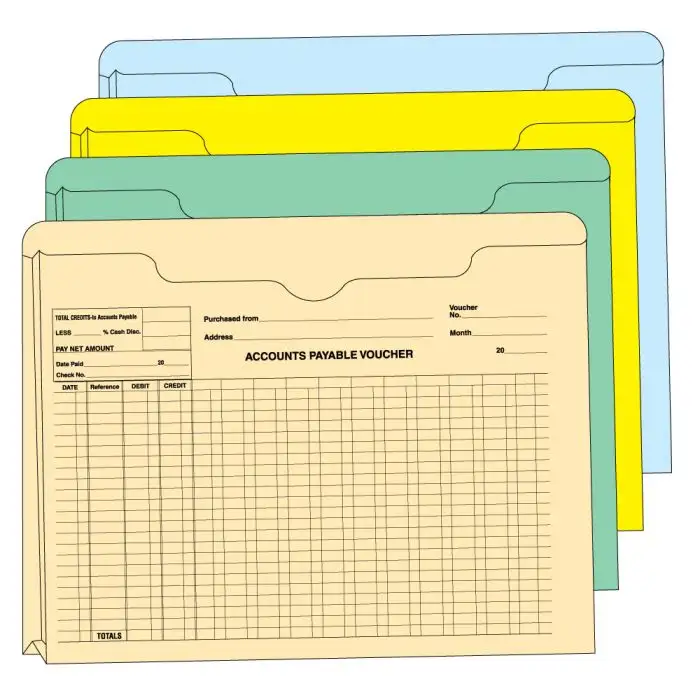 Expandable Accounts Payable Voucher Jackets
